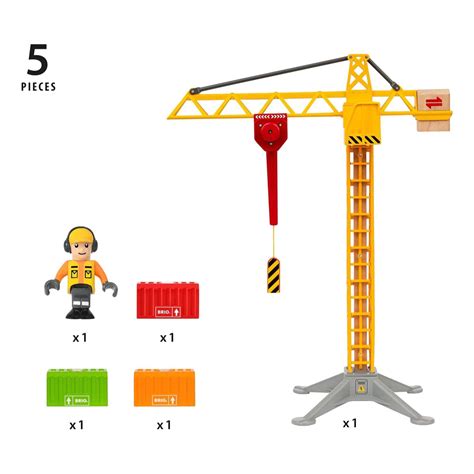 Brio World Light Up Construction Crane Happy Up Inc Toys And Games