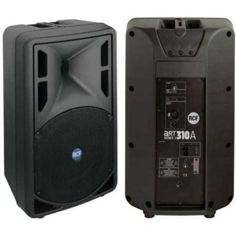 Rcf 10 Powered Speakers Pair Ponsonby Sound Hire