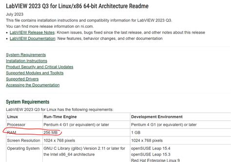 solved does labview rts for linux really need 256 gb ram ni community