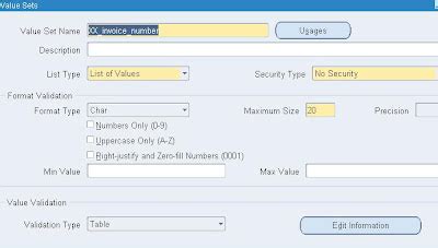 Oracle Apps Technical Value Set In Oracle Apps