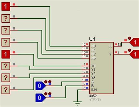 CD4052 4 Channel Multiplexer And Demulitplexer IC Datasheet