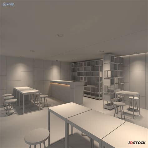 D Model Container Cafe D Stock D Models For Professionals