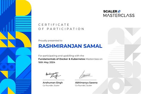 Rashmiranjan Samal On Linkedin Certificate Fundamentals Of Docker