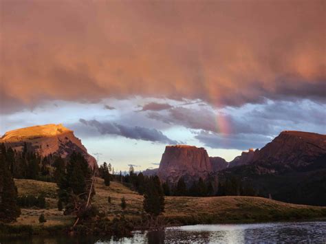 Green River Lakes Wyoming Pick Up And A Pop Up