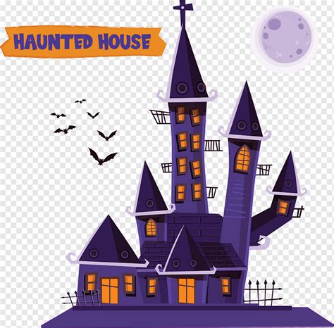 할로윈 유령의 집 Png Pngwing