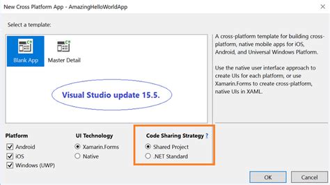 Xamarin Forms Compartilhando código NET Standard