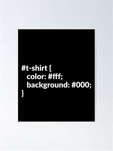 Html Meme Funny Black Poster For Sale By Rolikapod Redbubble
