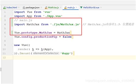 Vue项目中使用mathjaxmathjax Vue Csdn博客