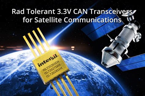 Rad Tolerant 3 3 V Can Transceivers For Satellite Communications Circuit Cellar