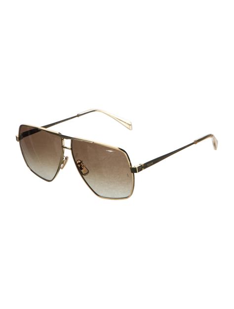 Dior Homme Aviator Tinted Sunglasses Silver Sunglasses Accessories
