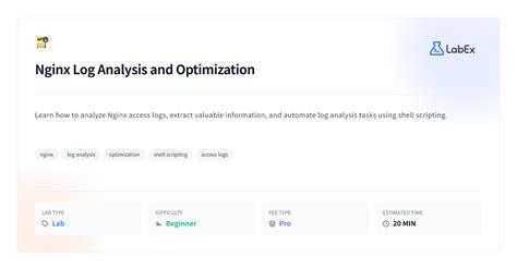 optimize nginx logs for insightful analysis labex