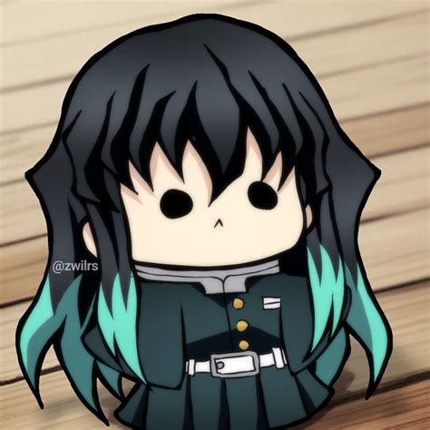 Muichiro Chibi 💕 En 2025 Garabatos Lindos Dibujos Animados Bonitos Imagenes Chibi