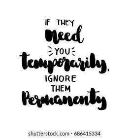 Hand Lettering They Need You Temporarily Stock Vector Royalty Free