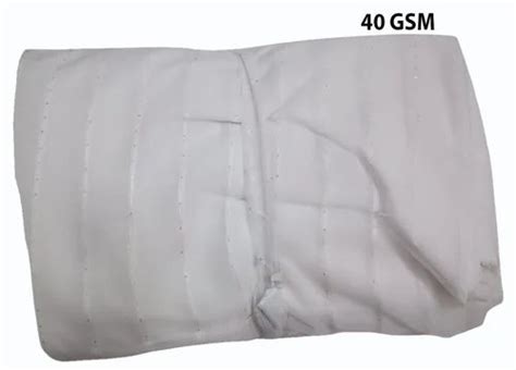 40 Gsm White Organza Fabric Plainsolids At ₹ 40meter In Surat Id