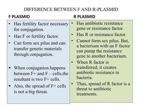 Plasmid Types Structure And Functions Pptx