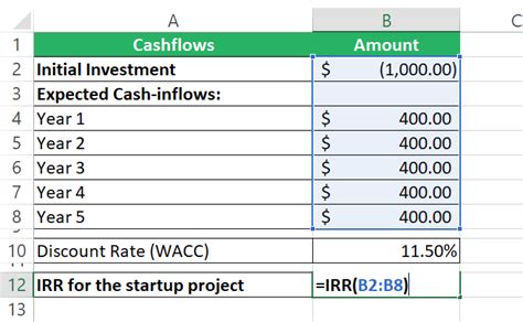 How To Calculate Npv In Excel Npv Formula Explained