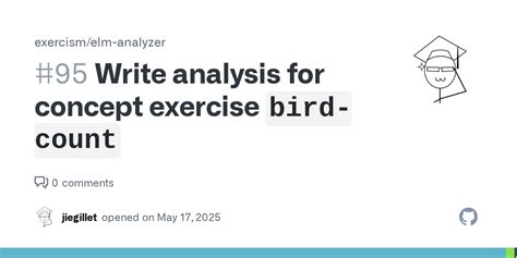 Write Analysis For Concept Exercise `bird Count` · Issue 95 · Exercismelm Analyzer · Github