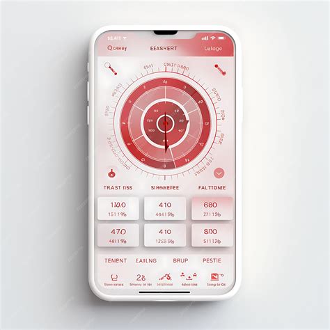 Premium Photo Mobile App Layout Design Of Menstrual Cycle Tracker