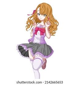 Cute Sexy Anime Girl Stock Illustration Shutterstock