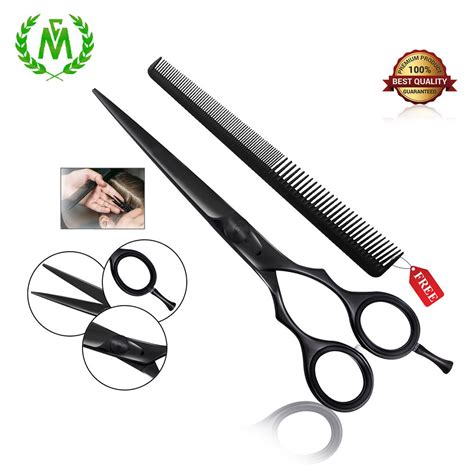 Black Coated Barber Scissors Murree Corporation