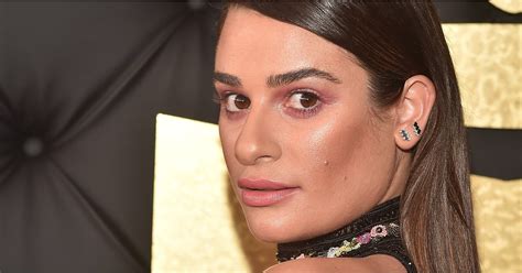 Lea Michele Makeup And Hair Grammys 2017 Popsugar Beauty