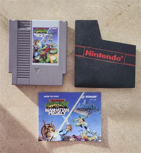 Tmnt Teenage Mutant Ninja Turtles Iii Manhattan Project Nintendo Nes