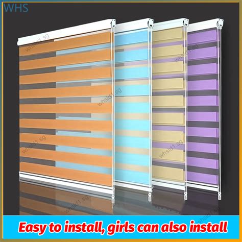 Shade Roller Blinds Shutters Roller Blinds Waterproof Sunscreen Blinds Office Sunshade Pull Out