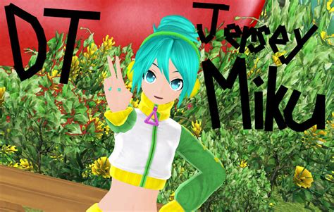 Mmd Dt Jersey Miku By Fugtv On Deviantart