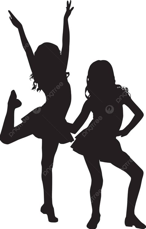 快樂剪影兒童小女孩孩子 向量 小的 女孩 孩子们向量圖案素材免費下載，png，eps和ai素材下載 Pngtree