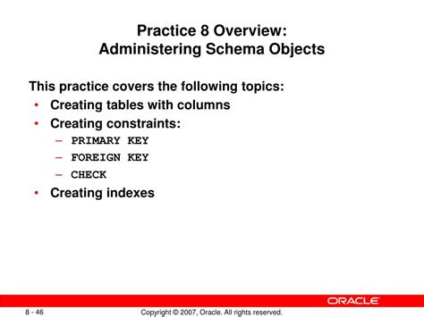 Ppt Managing Schema Objects Powerpoint Presentation Free Download Id6428444