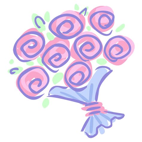 Иконка Flowers цветы букет размер 128x128 Id29491