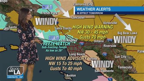 Cold Weather Alert Issued For La County Fox 11 Los Angeles