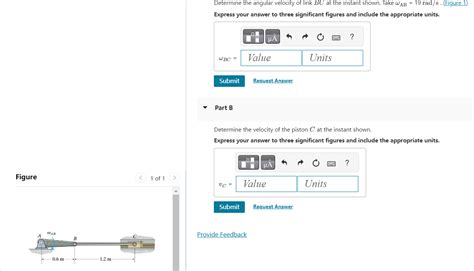 Solved Determine The Angular Velocity Of Link BC At The Chegg