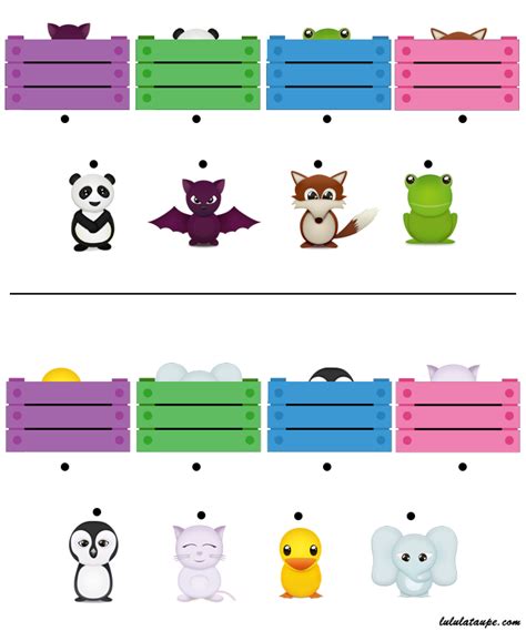 Les Animaux Cachés Jeu à Imprimer En Couleurs Lulu La Taupe Jeux