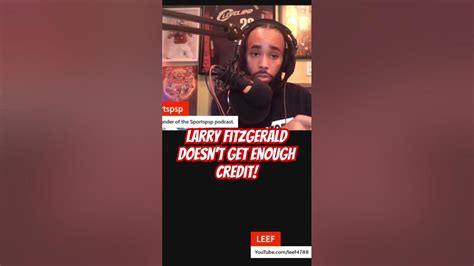 Larry Fitzgerald Deserves More Respect Sports Nfl Arizonacardinals