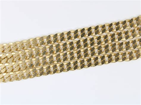 14k Solid Gold 18 5mm Miami Cuban Curb Link Necklace Chain Heavy Miami