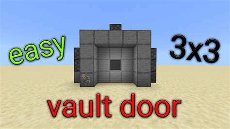 Vault Door Minecraft Bedrock Hướng Dẫn Xây Dựng Cửa Hầm Ấn Tượng Cho