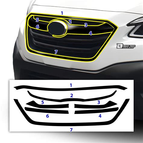 Subaru Outback 2020 2022 Front Grille Chrome Delete Installation Instr