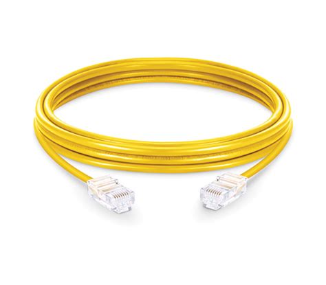CAT A UTP Patch Cord Yellow Mtr