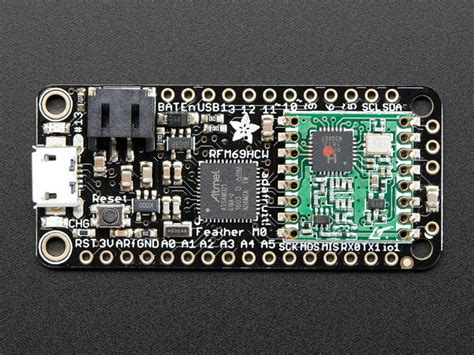 Adafruit Feather M0 Rfm69hcw Packet Radio 433mhz Radiofruit The