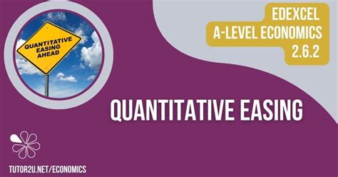 262 Quantitative Easing Edexcel A Level Economics Teaching