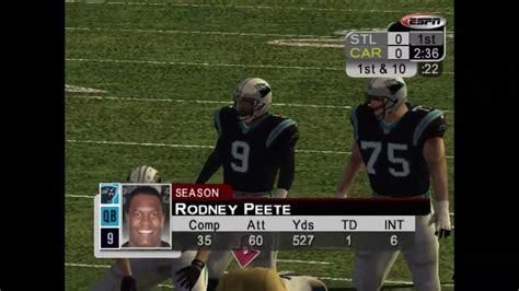 Espn Nfl 2k5 Panthers Franchise Wild 4th Quarter Ep 12 Youtube