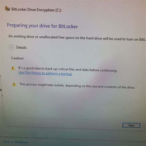 Bitlocker Is Not Asking Me Where I Want To Save The Key File