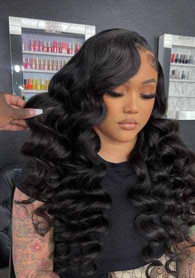 Side Part With Curls Black Women Artofit