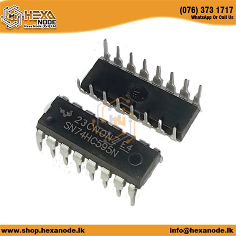 74hc595 Dip 8 Bit Serial Inputserial Or Parallel Output Shift Register