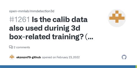 Is The Calib Data Also Used Durinig 3d Box Related Training Kitti