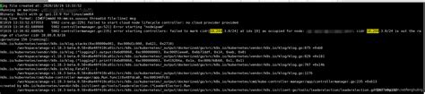 Kubernetsk8s修改pod默认1024400段的踩坑经历no Authentication Kubeconfig