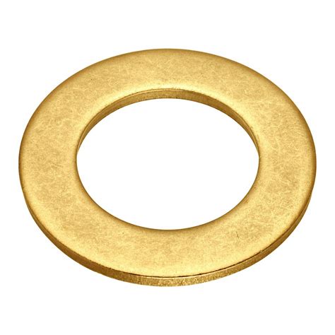 Brass 1 In Screw Sz Flat Washer 895wp2wasb80nbr Grainger