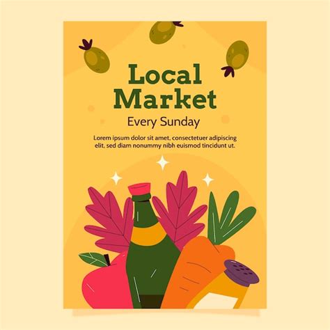 Market Day Poster Vectors & Illustrations for Free Download | Freepik