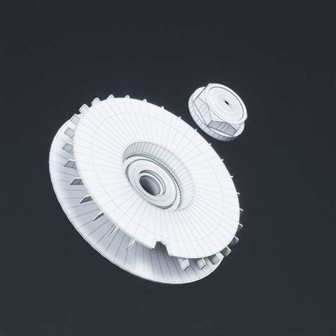 3d Model 3 Piece Wheels Assembly Package Vol 1 Vr Ar Low Poly